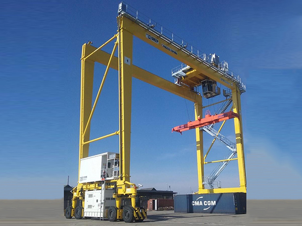 High Quality Easy operation container rubber-tyred gantry crane for ...
